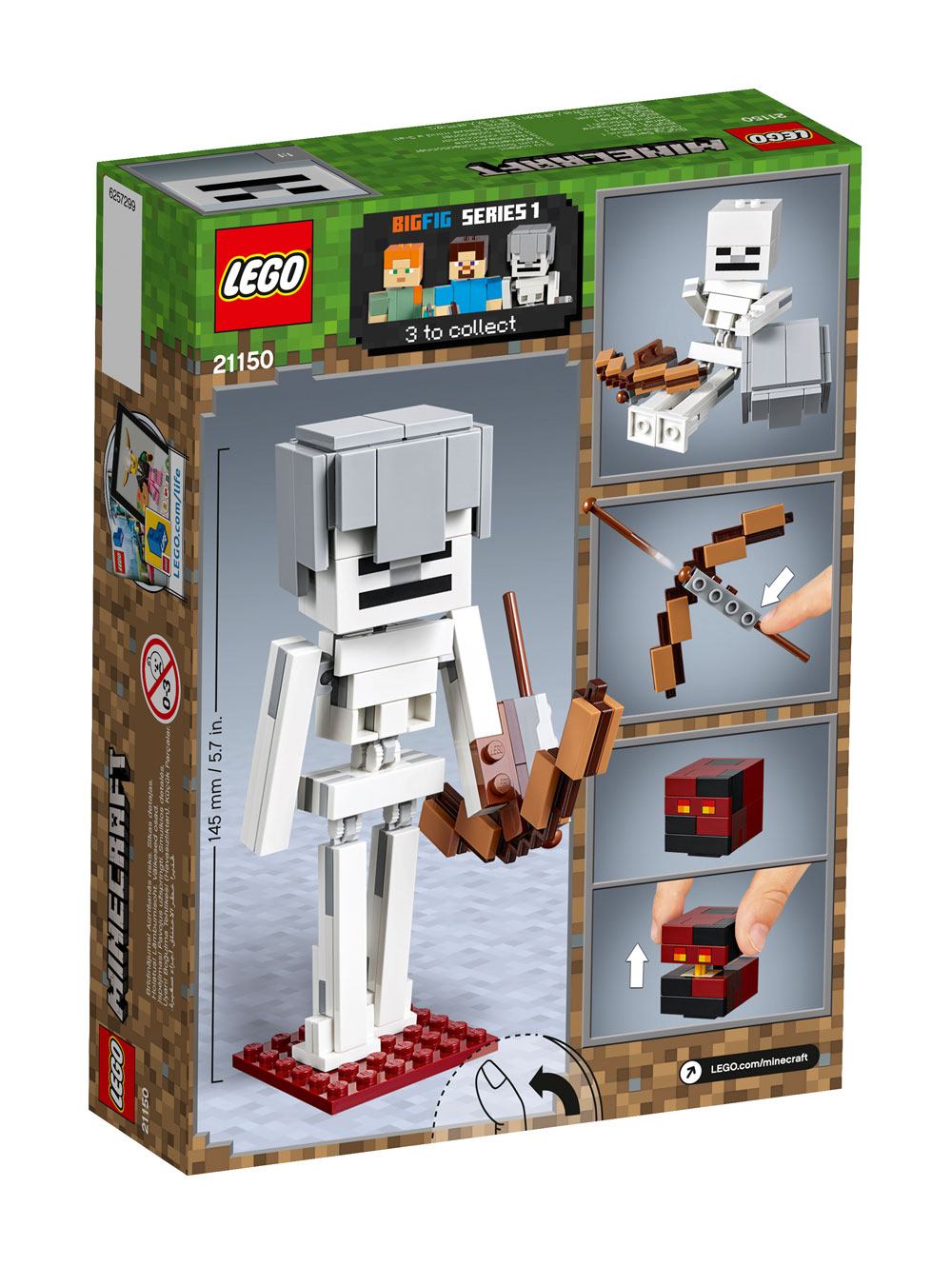 LEGO Minecraft, Skeleton with Magma Cube 21150